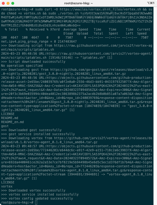 Vortex 颜值无敌的中转面板 Docker部署教程 - EVLIT